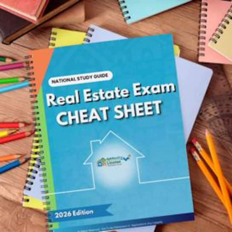 Real Estate Exam Cheat Sheet | 32+ Pages | Instant Download | Study ...