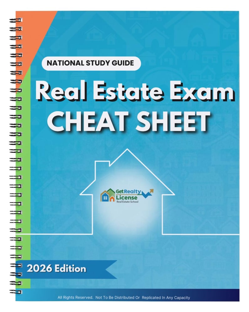 Real Estate Exam Cheat Sheet | 32+ Pages | Instant Download | Study ...