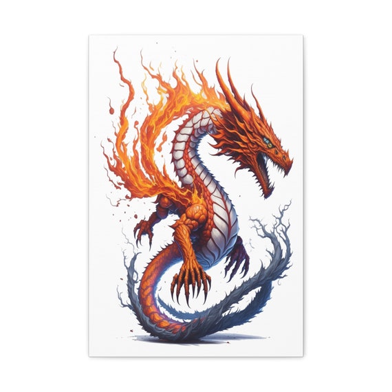 Fire Elemental Dragons