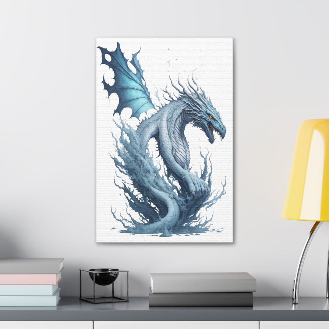 Air Elemental Dragon, Dragon Born From the Air, Dragon Wall Decor ...