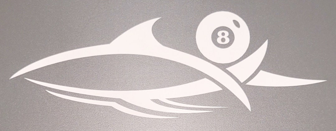 8-ball Pool & Billiard Shark Decal - Etsy