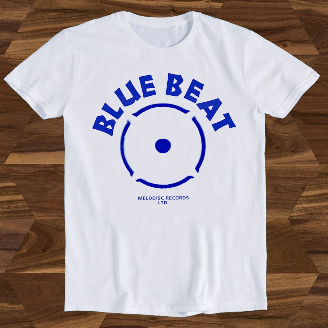 Blue Beat Records R&B Ska Music Label Vinyl Vintage Best Seller T Shirt ...