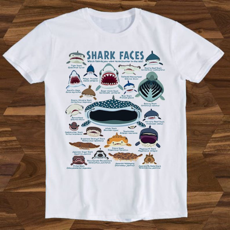Shark Faces Weird Meme Unusual Marine Sea Life Style Meme - Etsy