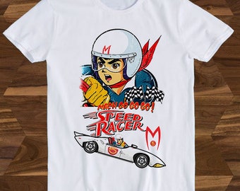 Go Speed Racer Go Movie Poster T Shirt Unisex Adult Mens - Etsy