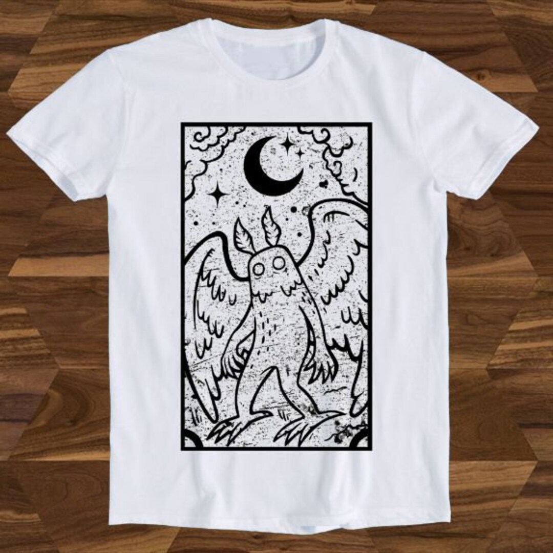Mothman Weird Strange Unusual Cryptid Cryptozoology Funny Gift Tee T ...