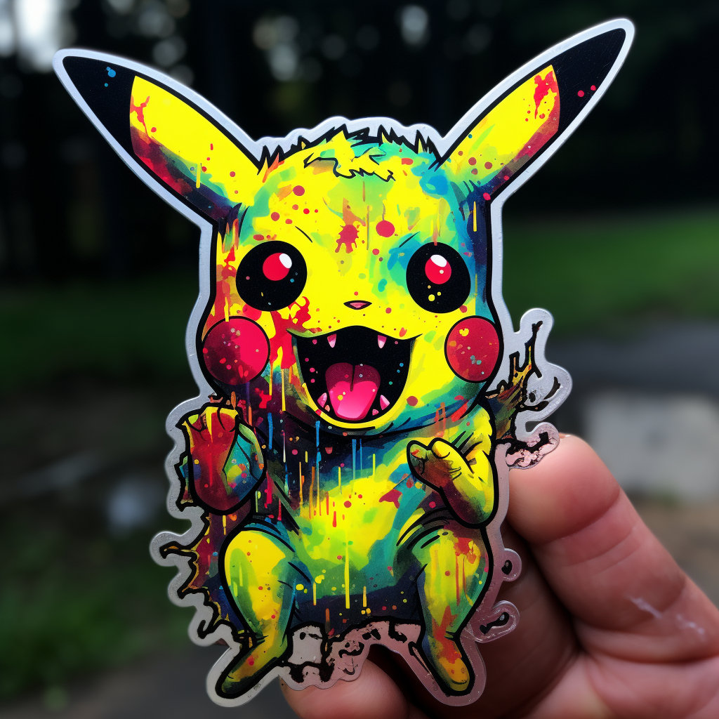 Zombie Pika Sticker for Laptop or Note Book and Water Bottle - Etsy
