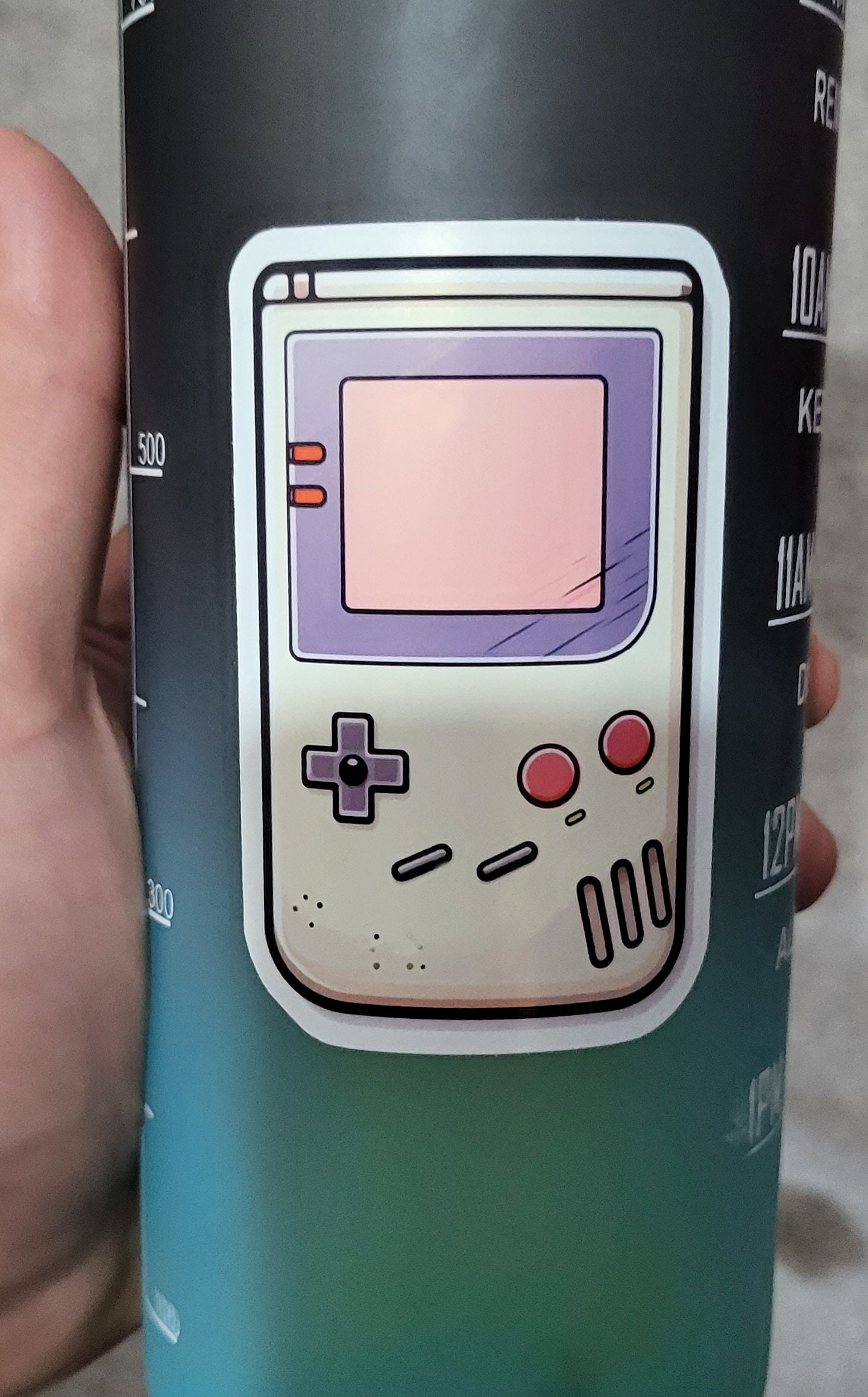 Retro Game Boy Sticker for Water Bottle Note Book Console - Etsy
