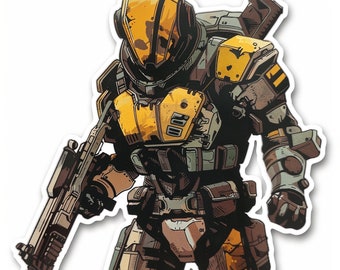 Vinyl Skull Logo Sticker Inspired by Helldivers 2 - Etsy