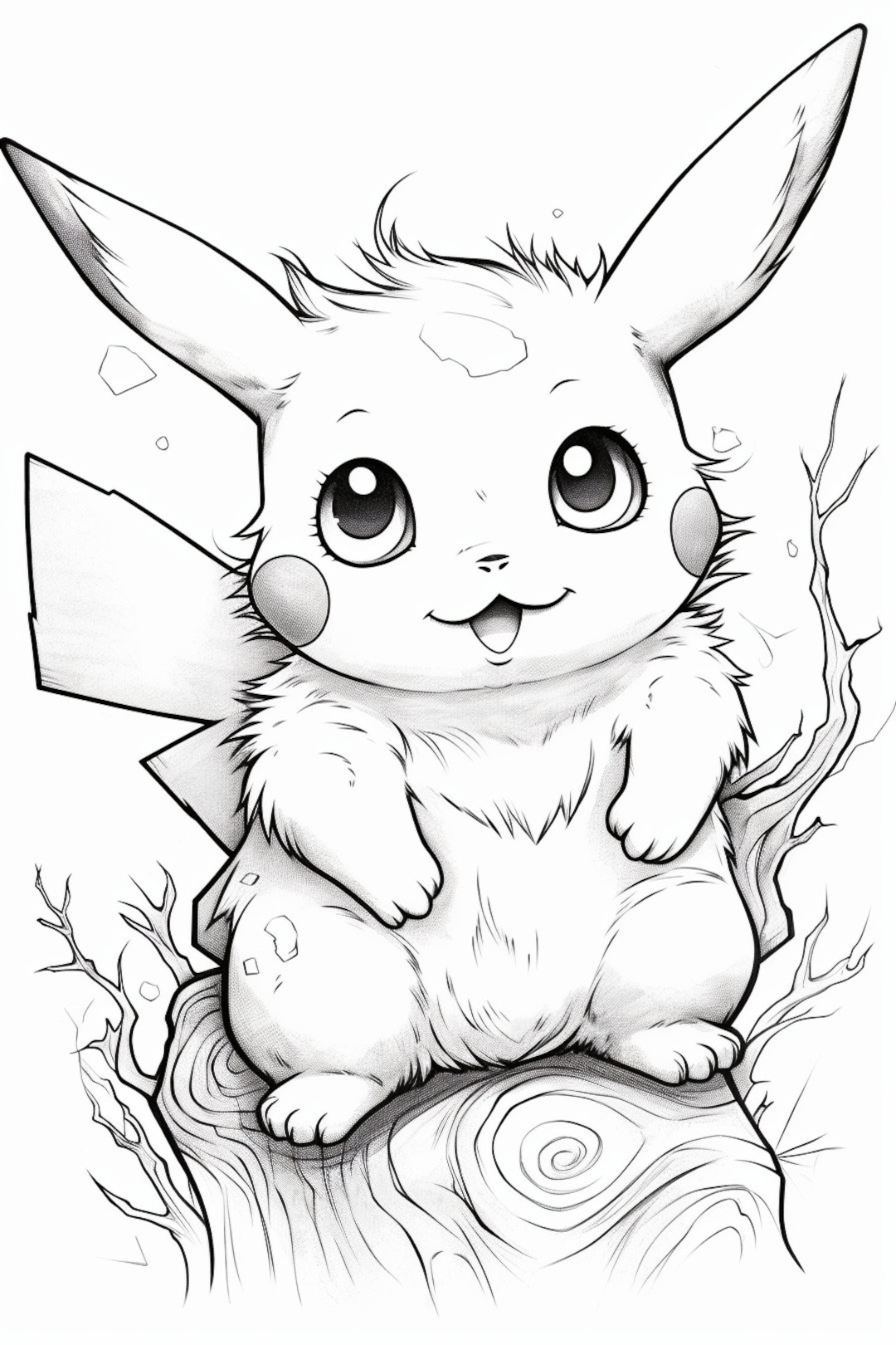 Pika Digital Download Colouring Pages - Etsy