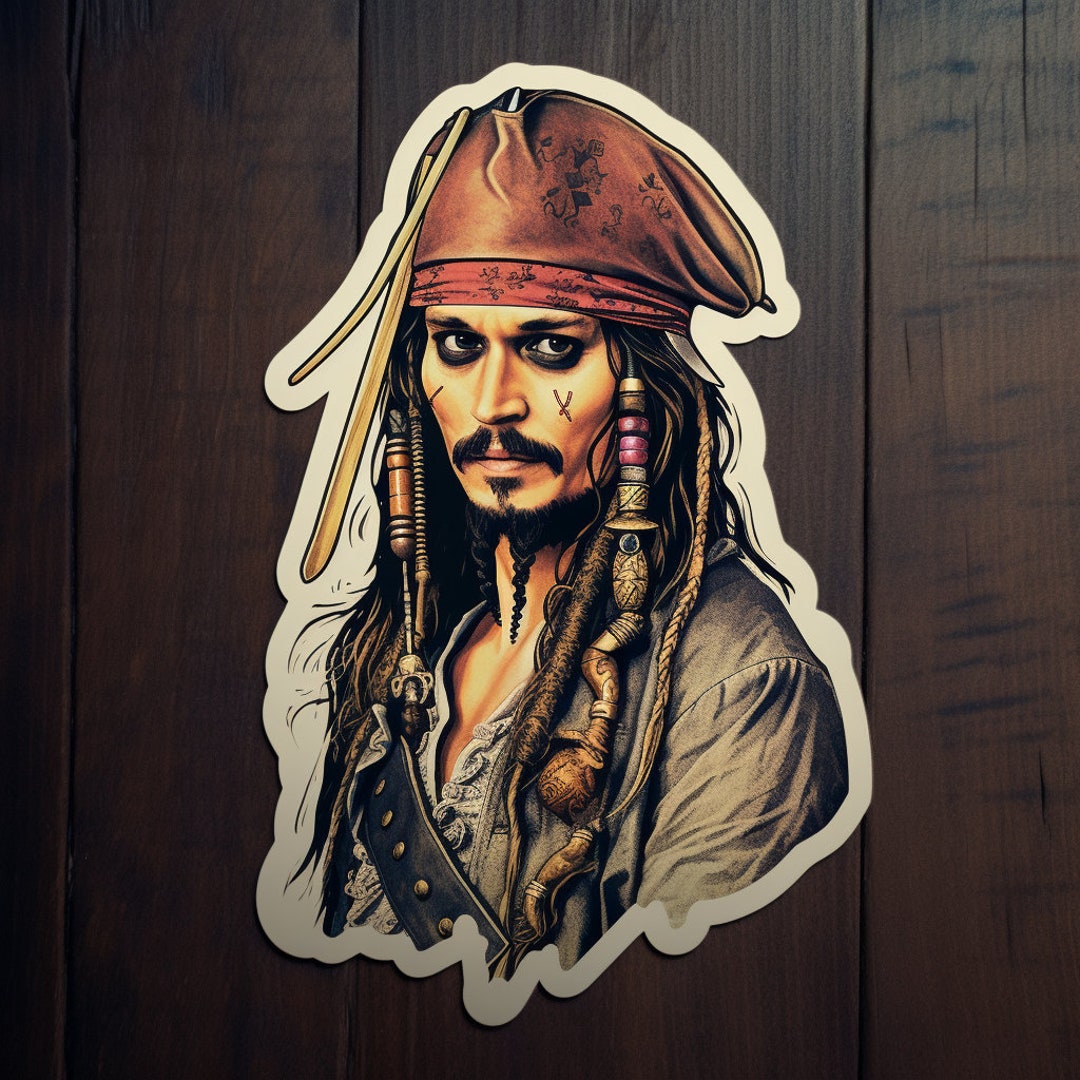 Pirate Sticker For, Laptop, Water Bottle, Notebook - Etsy