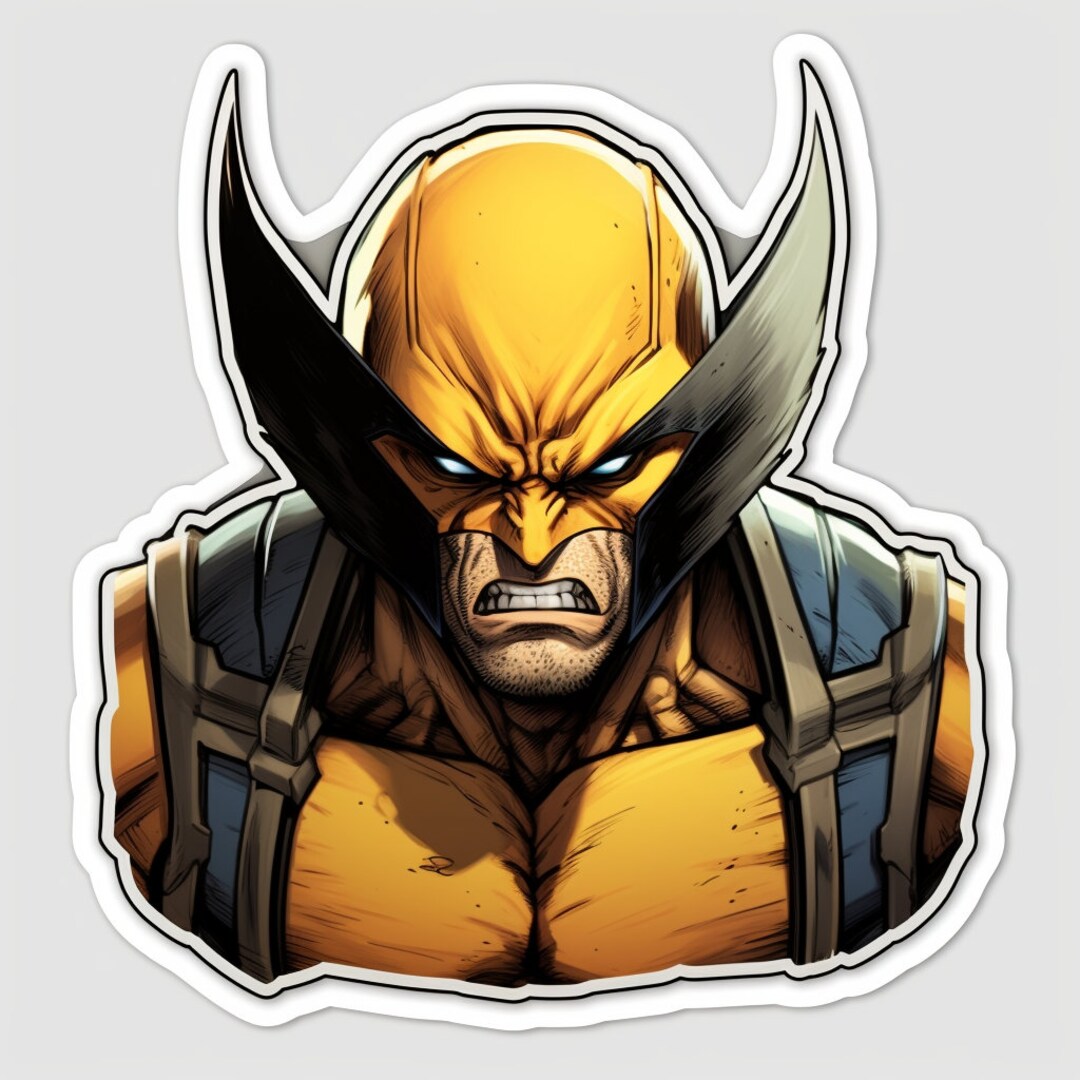 Wolverine Sticker for Note Book, Waterbottle, Games Console, Laptop ...