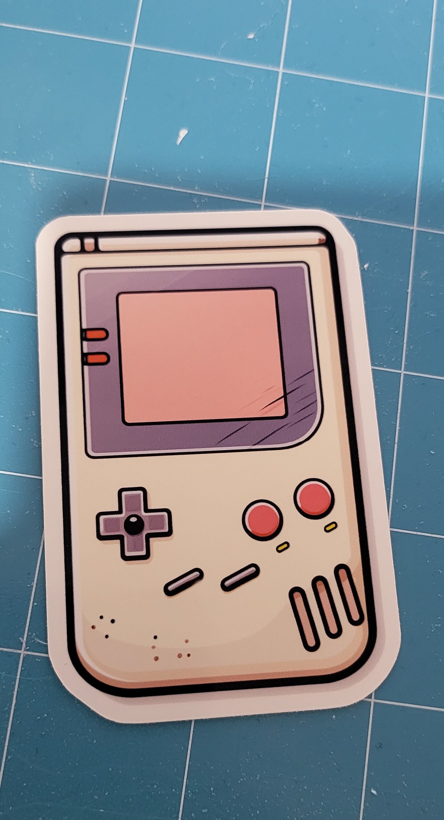Retro Game Boy Sticker, for Water Bottle, Note Book, Console, Laptop - Etsy