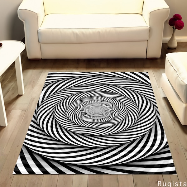 Hole in Floor Optical Illusion Rug - Etsy