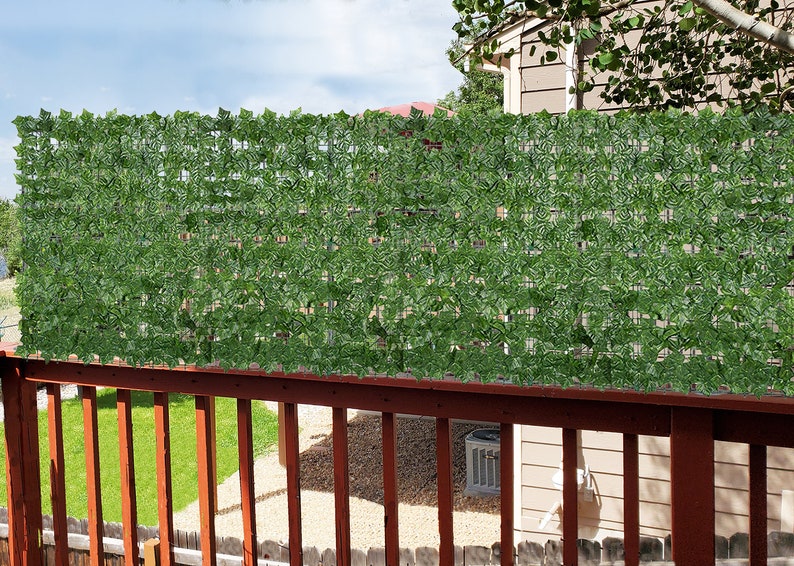 Deck-rail Boston Ivy Fence - Etsy