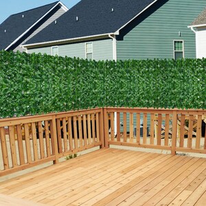 Deck-rail Boston Ivy Fence - Etsy