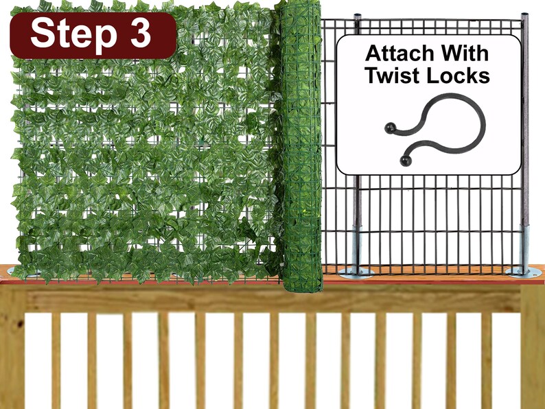 Deck-rail Boston Ivy Fence - Etsy