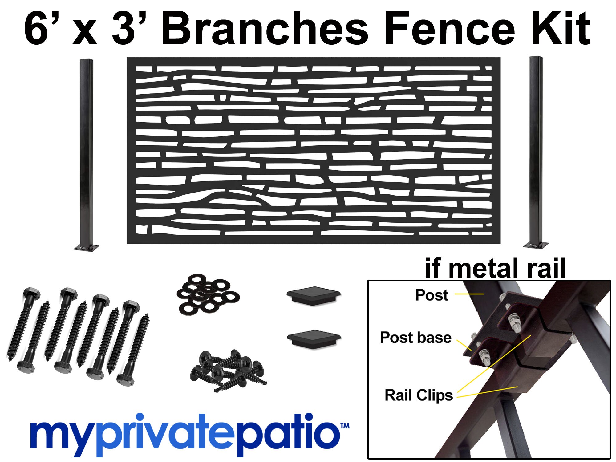 Above Deck Rail Decorative Panel Fence - Etsy