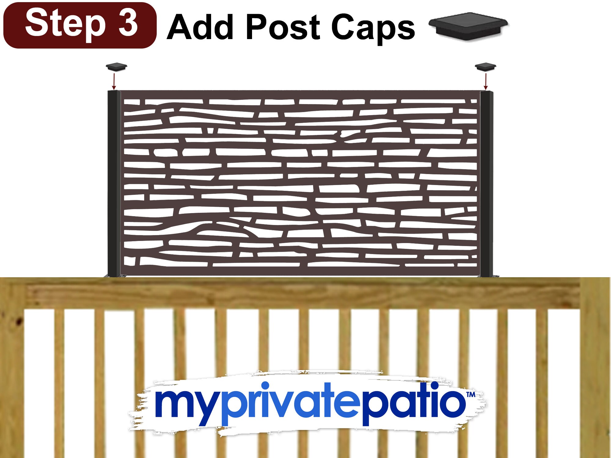 Above Deck Rail Decorative Panel Fence - Etsy