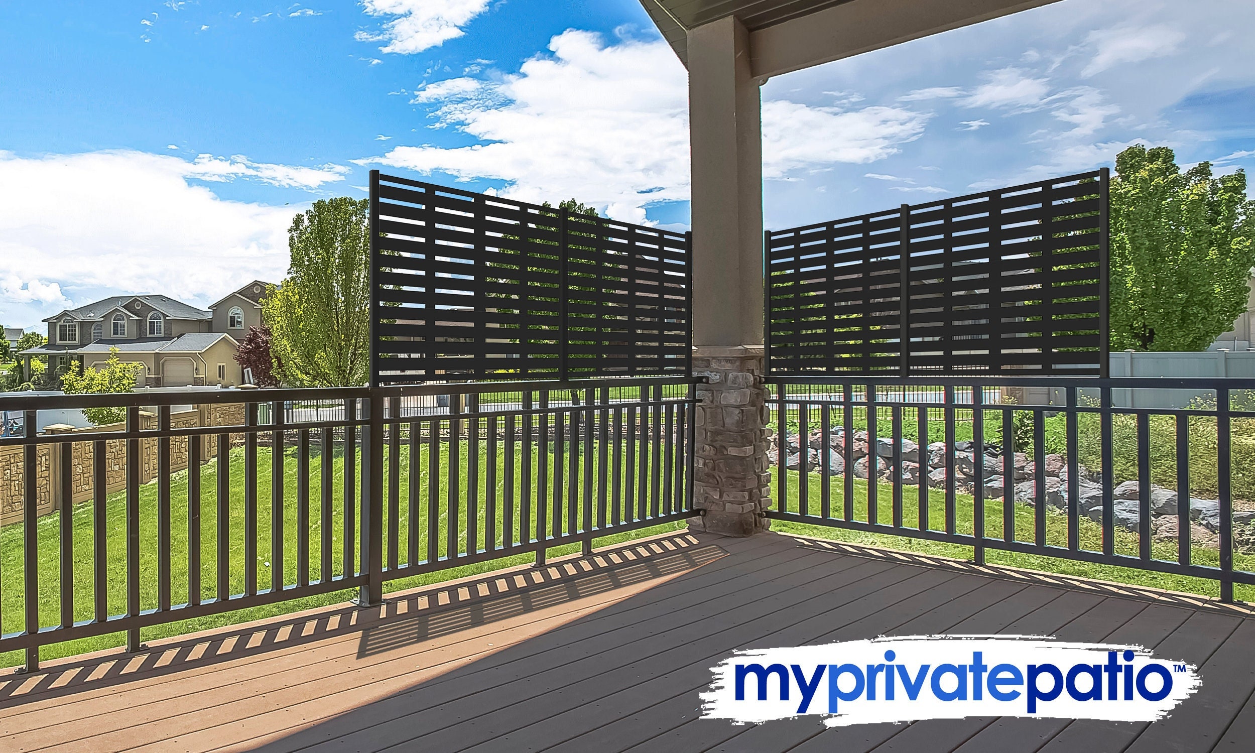 Above Deck Rail Decorative Panel Fence - Etsy