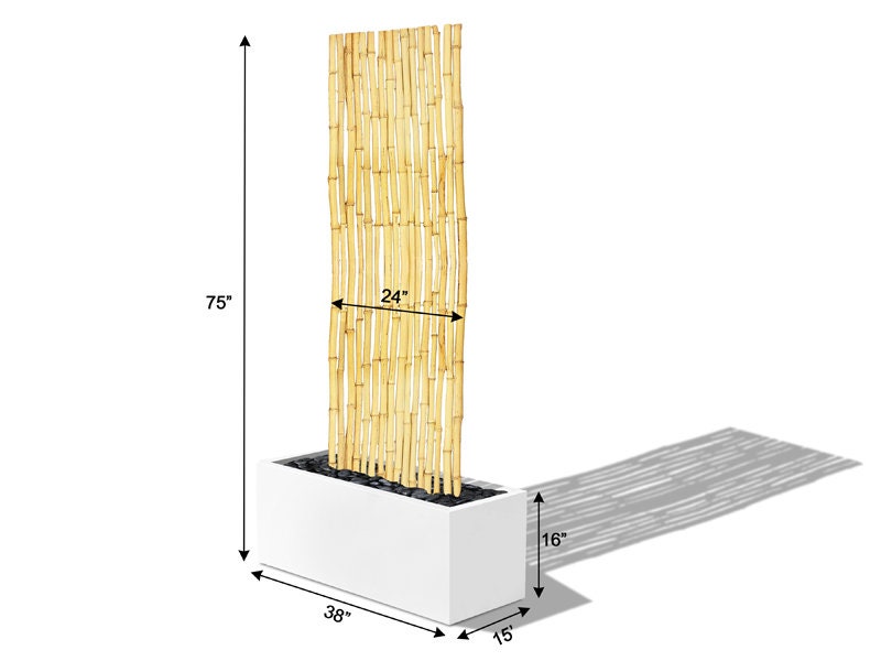 Bamboo Planter Box - Etsy
