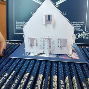 Printable Paper House Craft for Kids - A4 DIY Cut & Color Activity ...