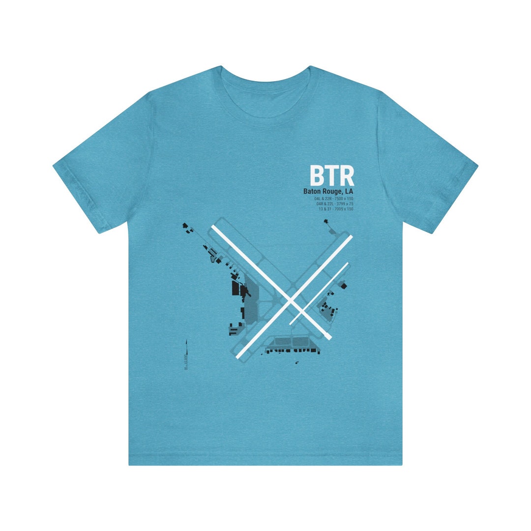 Unisex Graphic Tee BTR Baton Rouge Metro Ryan Field - Etsy