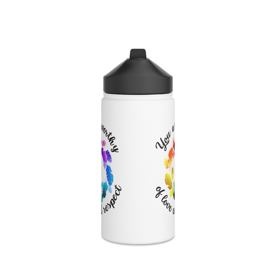 Stainless Steel Pride Water Bottle, Standard Lid - Etsy