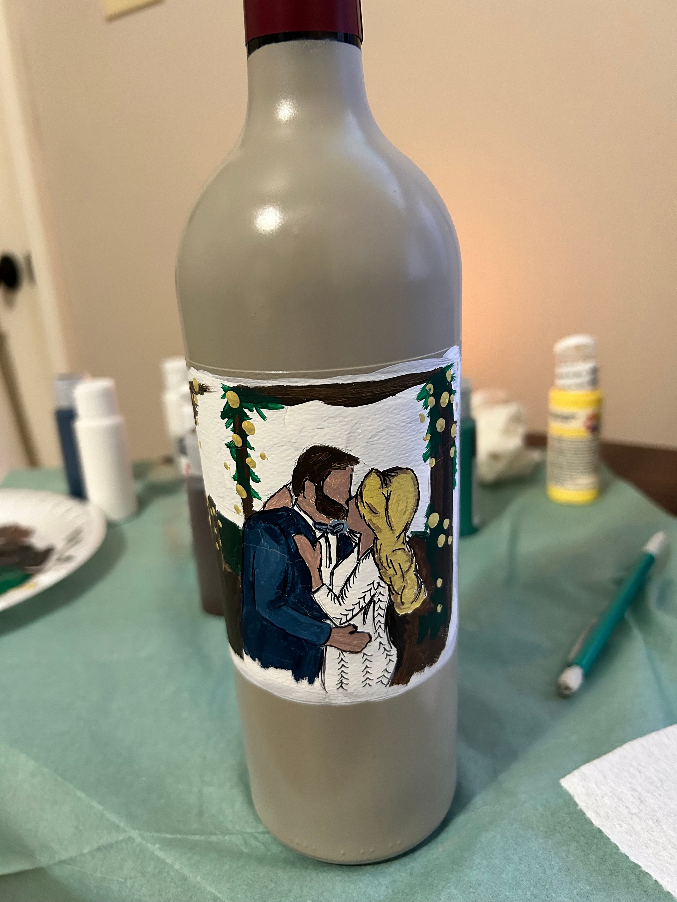Hand-painted/ Designed Bottles for Gifts - Etsy