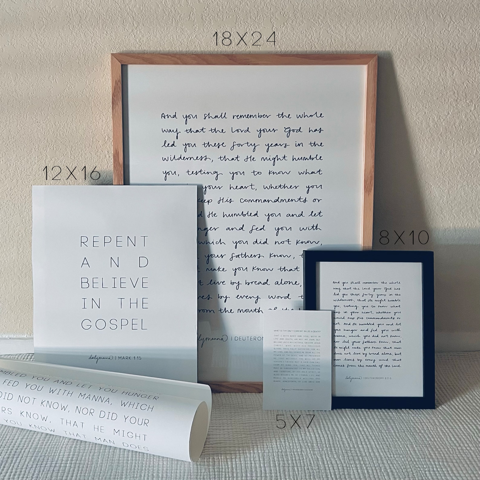 Proverbs 31:10-31 - Handwritten Font Printed Poster | Bible Verse Wall ...