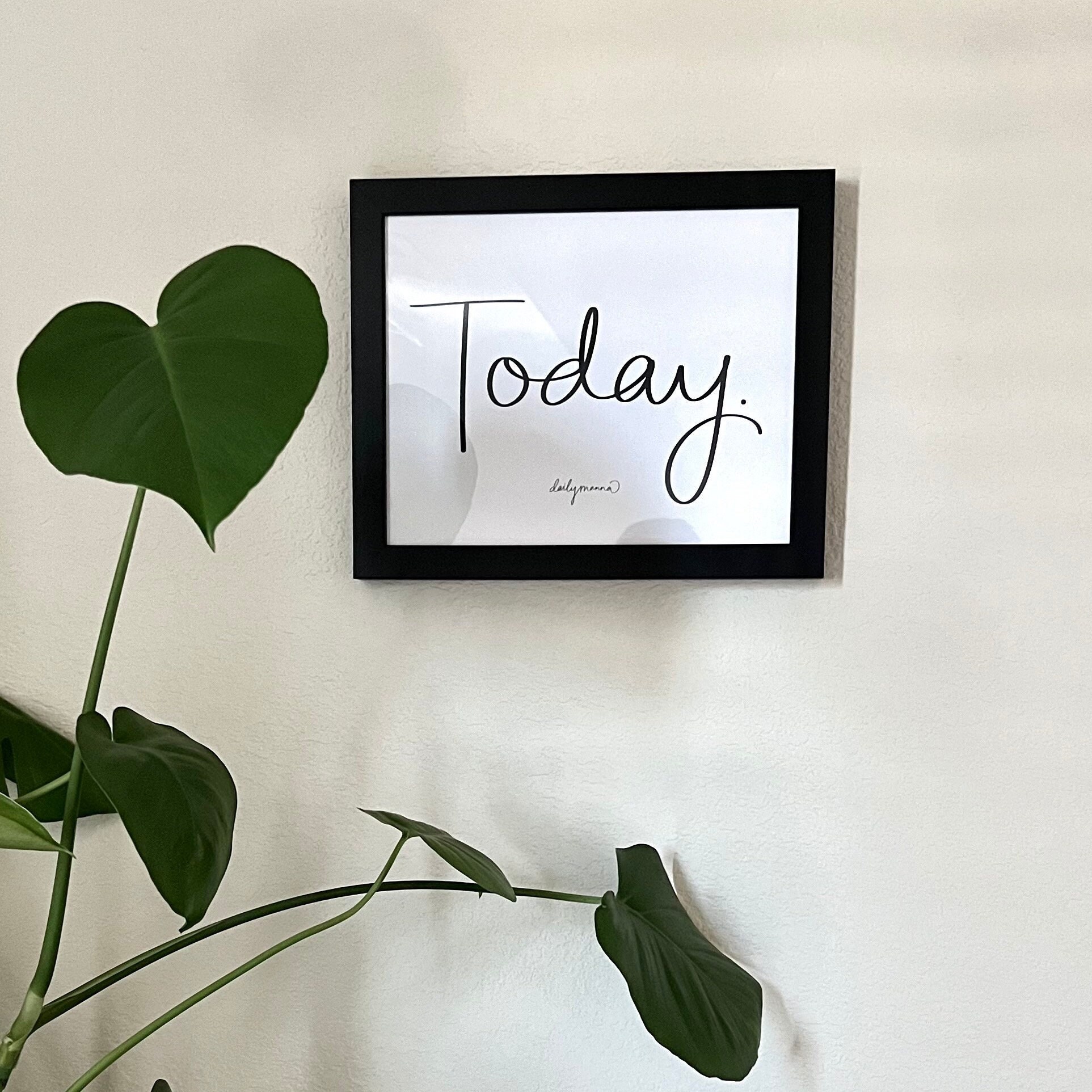 Today. - Live for Today Christian - Handwritten Framed Poster | Bible ...