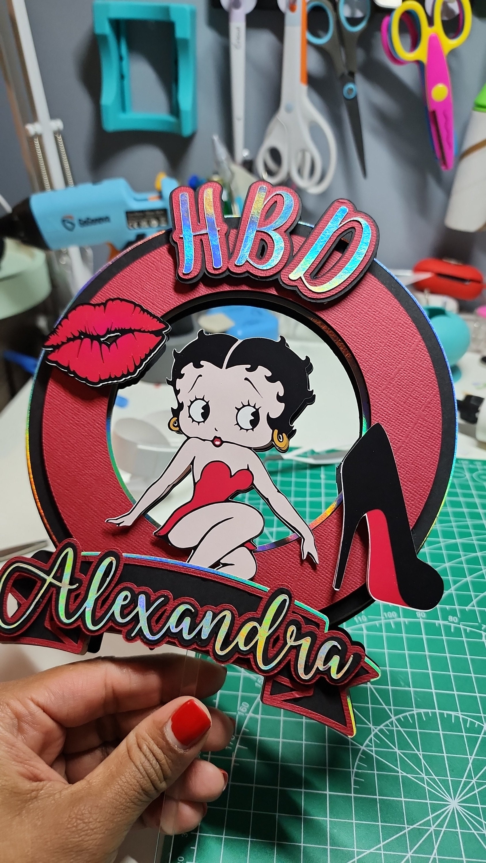 Betty Boop Custom Cake Topper Betty Boop - Etsy