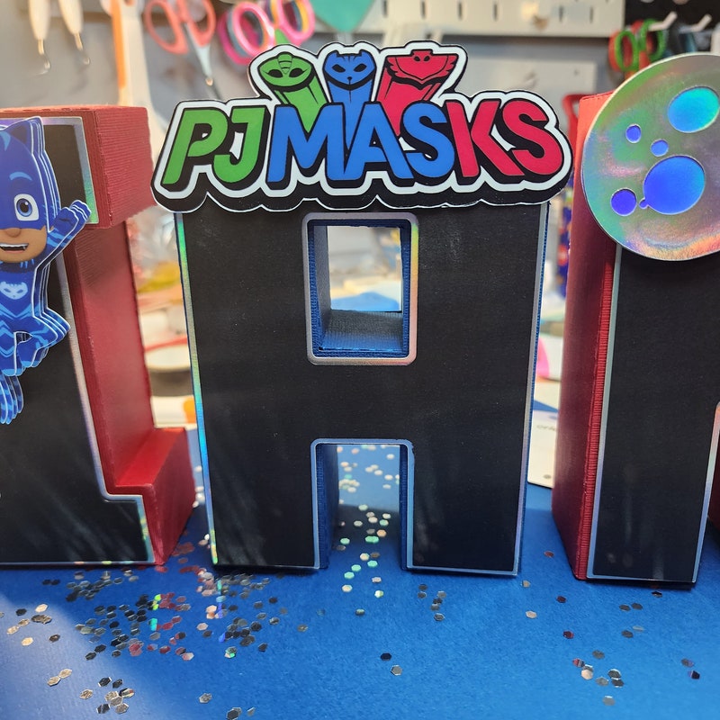 Pj Masks Centerpiece - Etsy