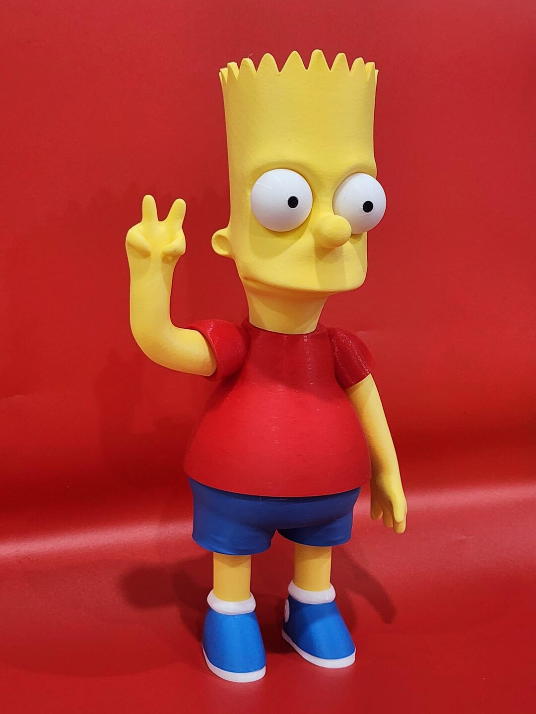 Bart Simpson Figurine - 3D Printed Bat Simpson Inspired Figure ...