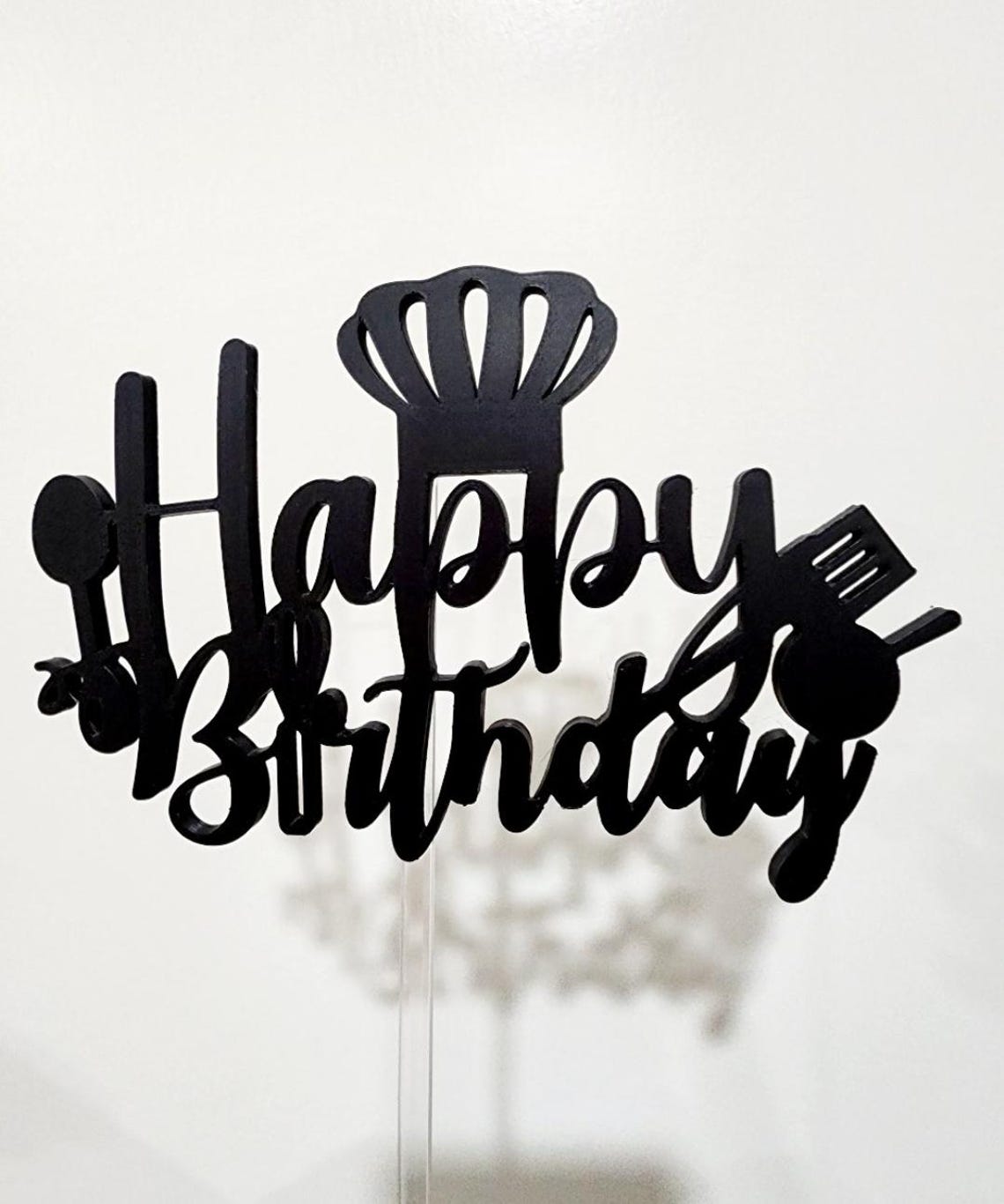 Chef Cake Birthday Cake Topper - Cake Topper - Chef Birthday - Chef ...