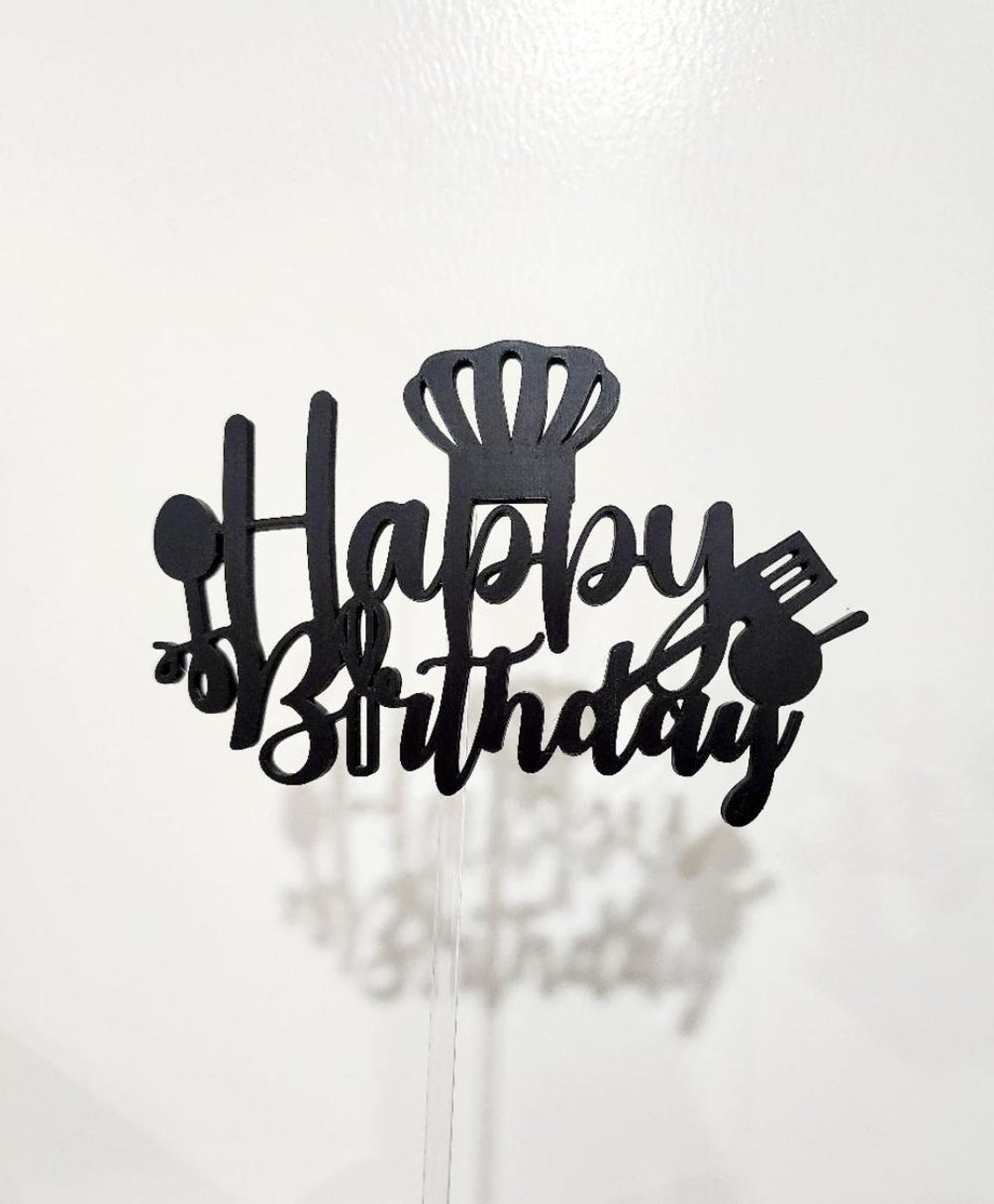Chef Cake Birthday Cake Topper - Cake Topper - Chef Birthday - Chef ...