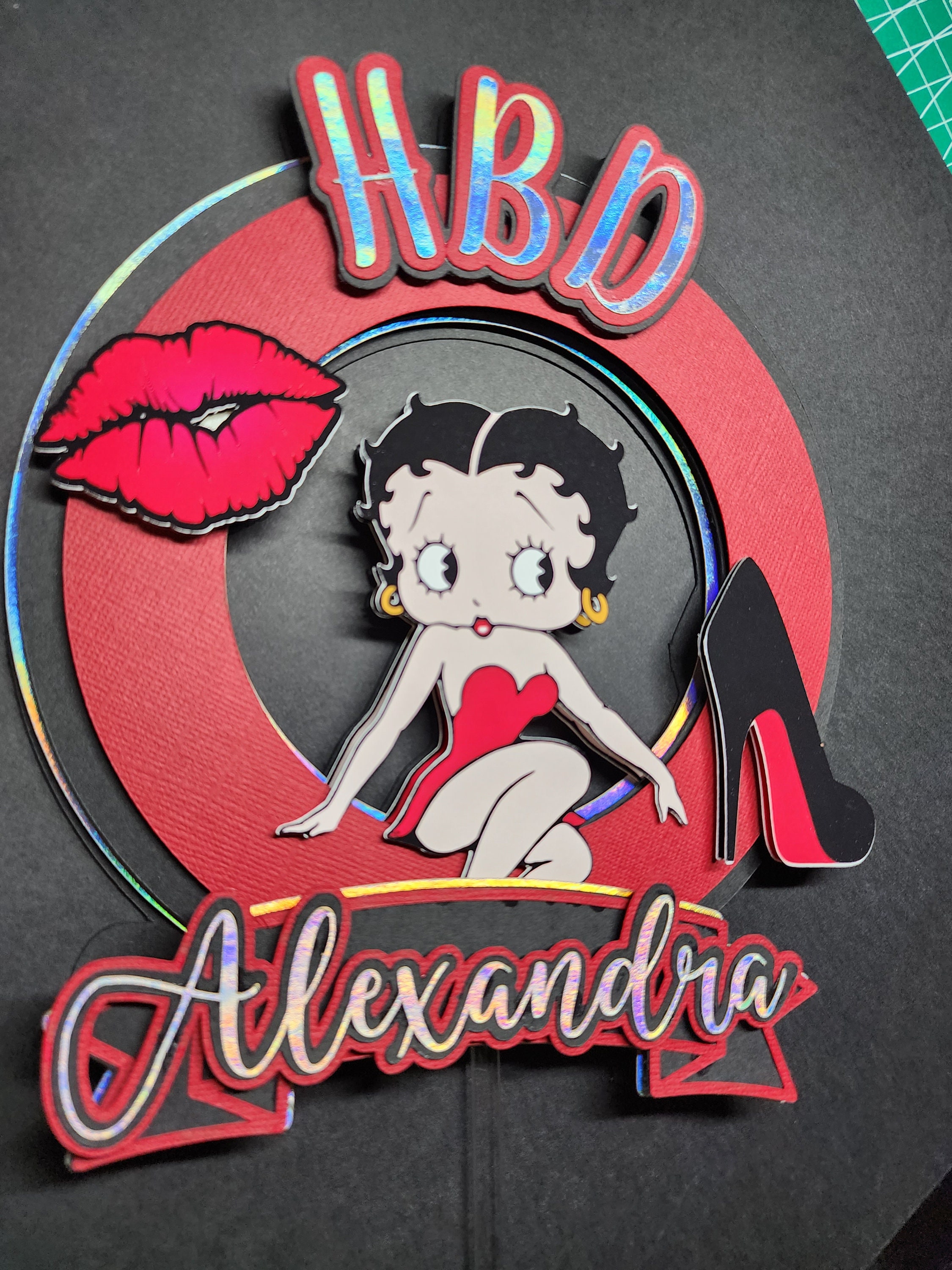 Betty Boop Custom Cake Topper Betty Boop - Etsy