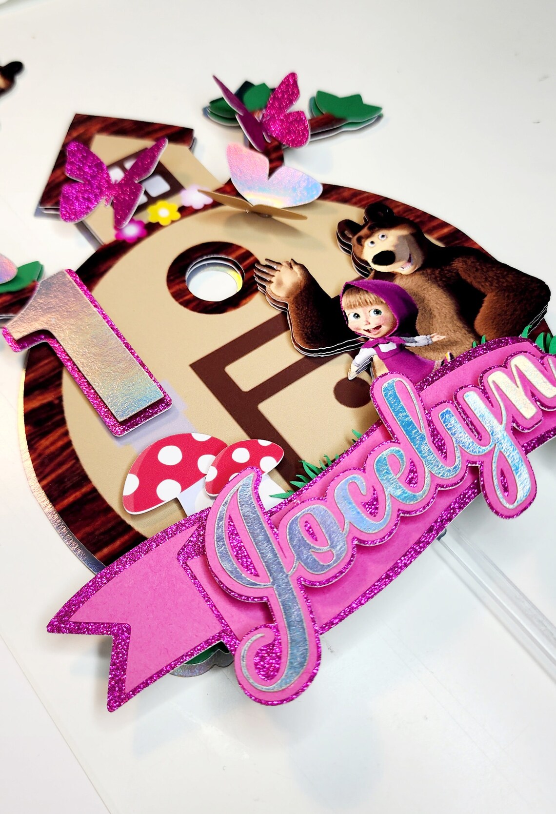 Masha Y Oso Cake Topper - Etsy