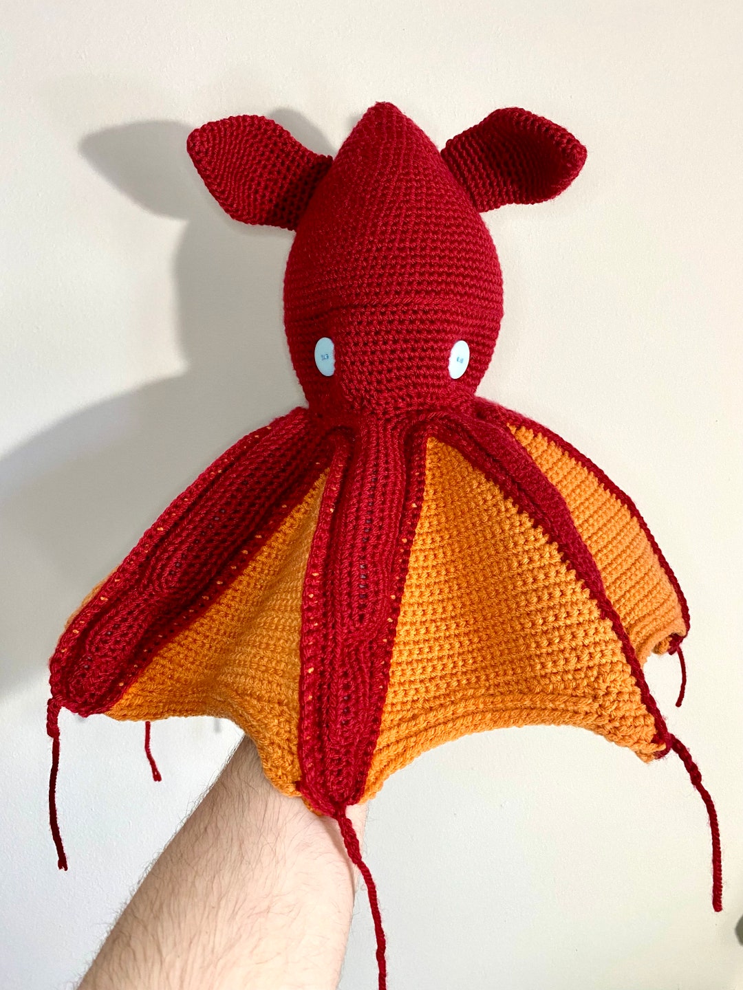 Vampire Squid Amigurumi Crochet Pattern | PDF Download - Etsy