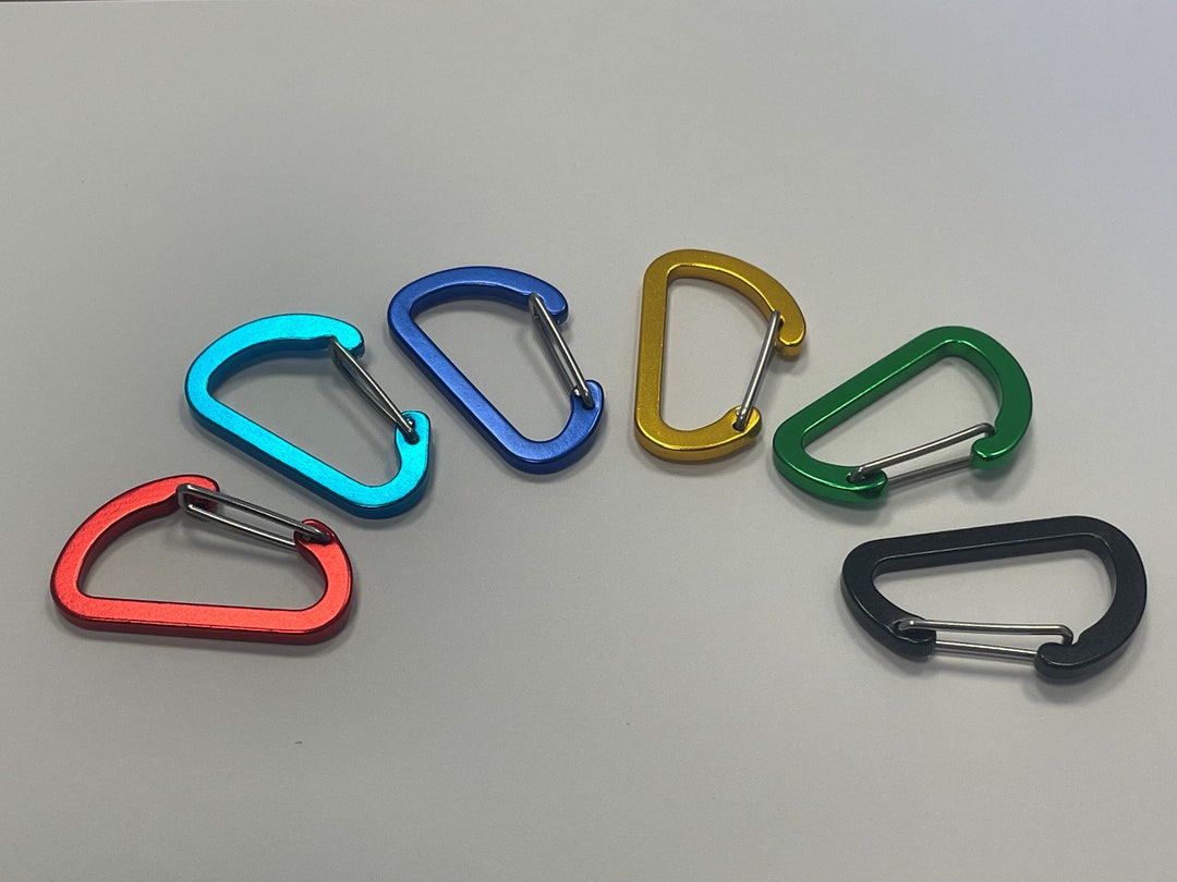 Micro Flat D Ultralight Carabiners 12pcs - Etsy