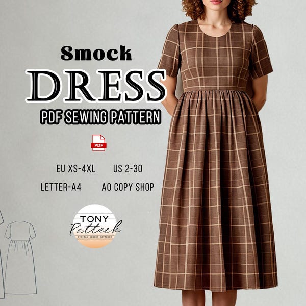Smocked Dress - Etsy