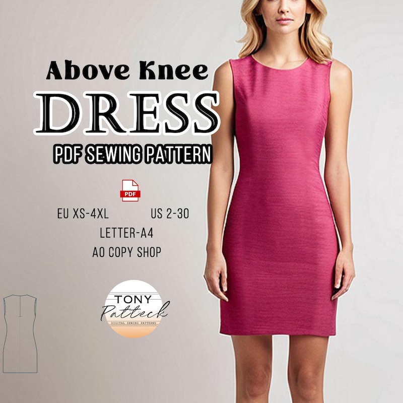 Shift Dress Pattern - Etsy