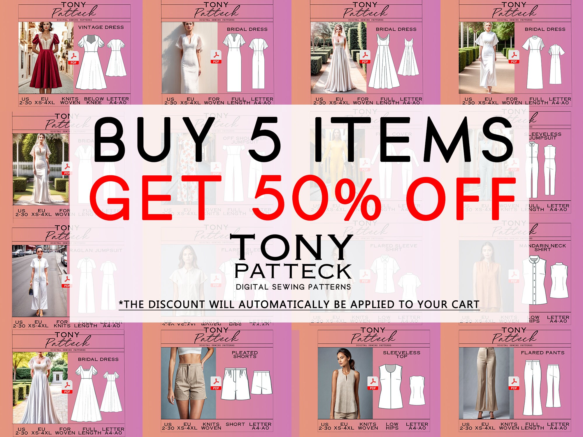 Bridal Dress Sewing Pattern, Wedding Dress Digital PDF Pattern ...