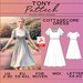 Cottagecore Dress Sewing Pattern, Digital PDF Pattern, Vintage Pattern ...