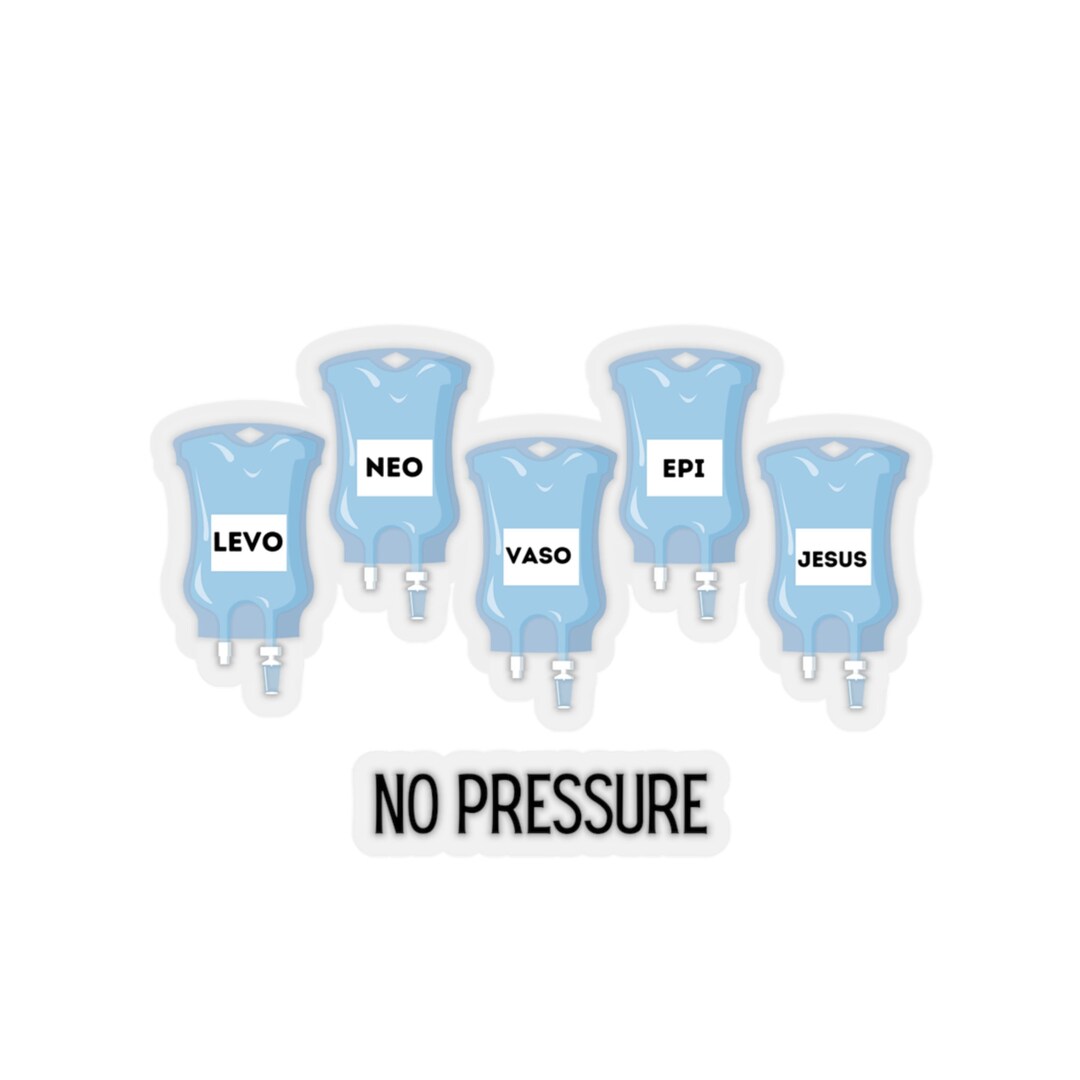 No Pressure Stickers - Etsy