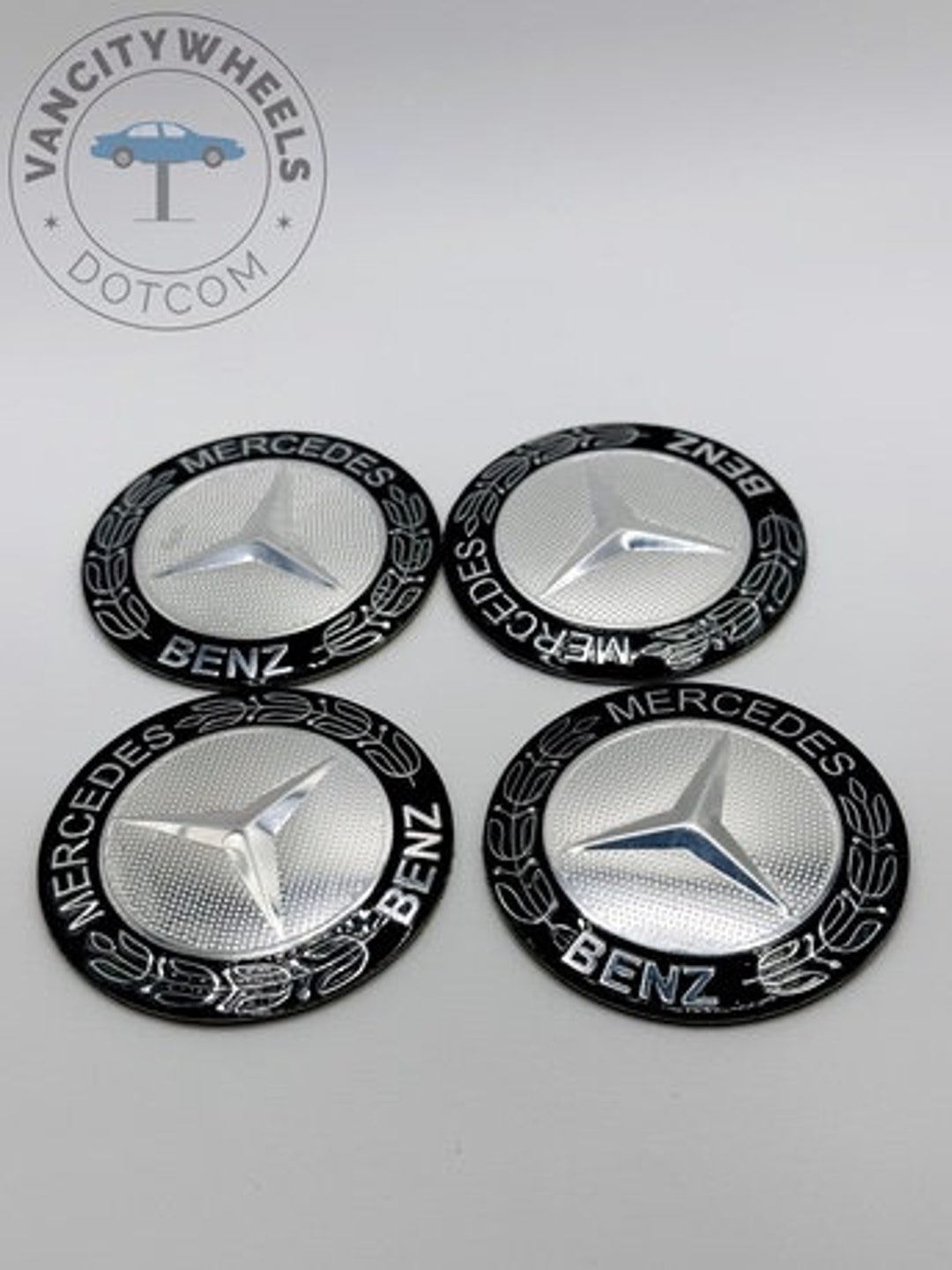 4PCS 56mm Mercedes Benz Stickers Emblems: Unleash the Exquisite ...