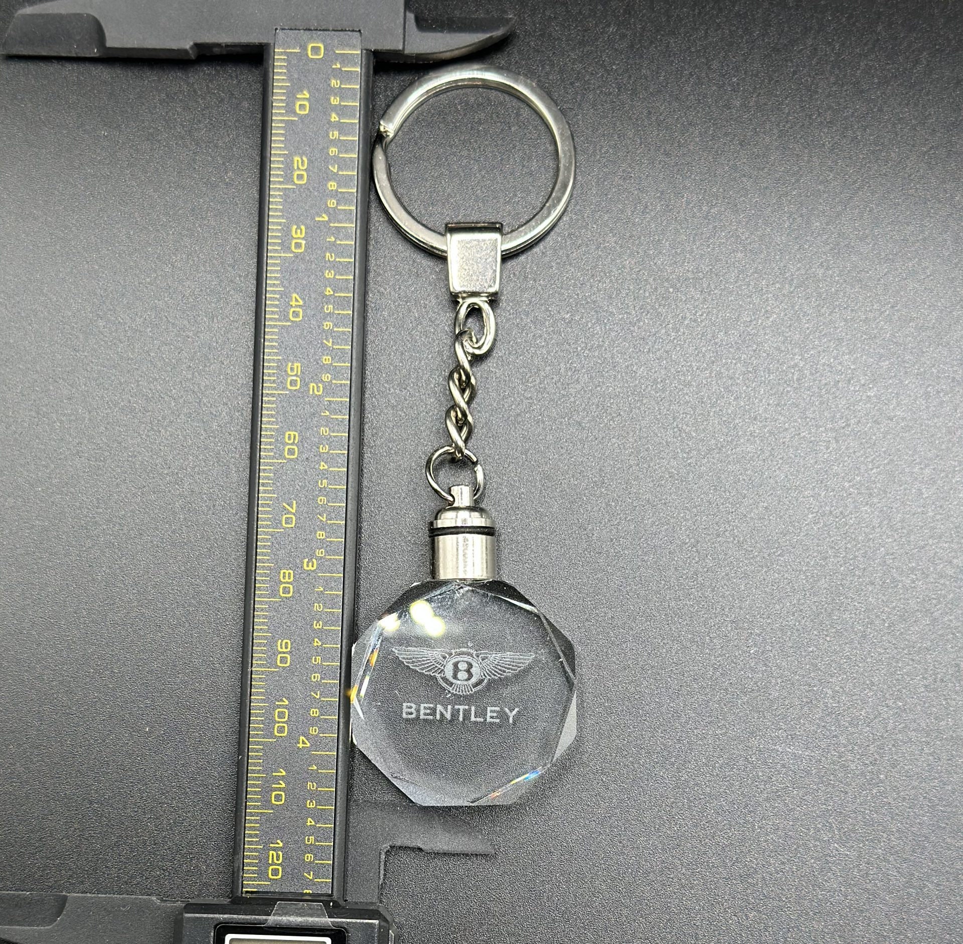 Bentley Logo LED Crystal Light Keychain Cute Gift for Car - Etsy