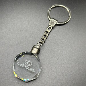 Lexus Logo LED Crystal Light Cute Keychain Gift for Car Lovers - Etsy