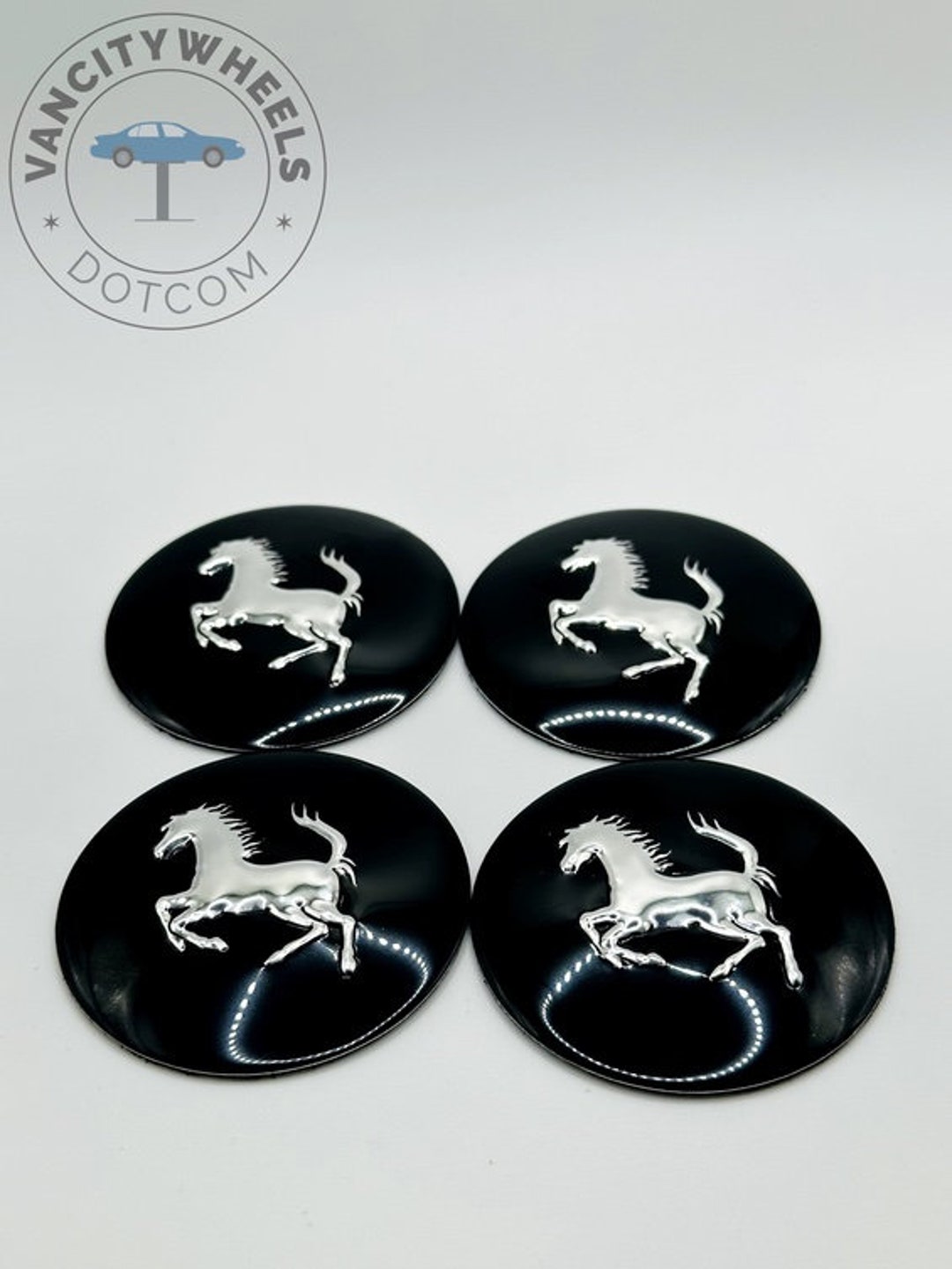 4PCS 56mm Ferrari Stickers Emblems: Unleash the Exquisite Potential of ...