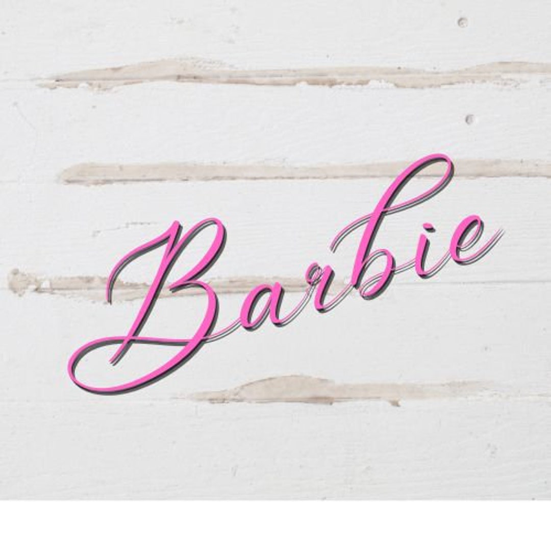 Barbie logo svg princess barbi png pink SVG cricut - Etsy Portugal