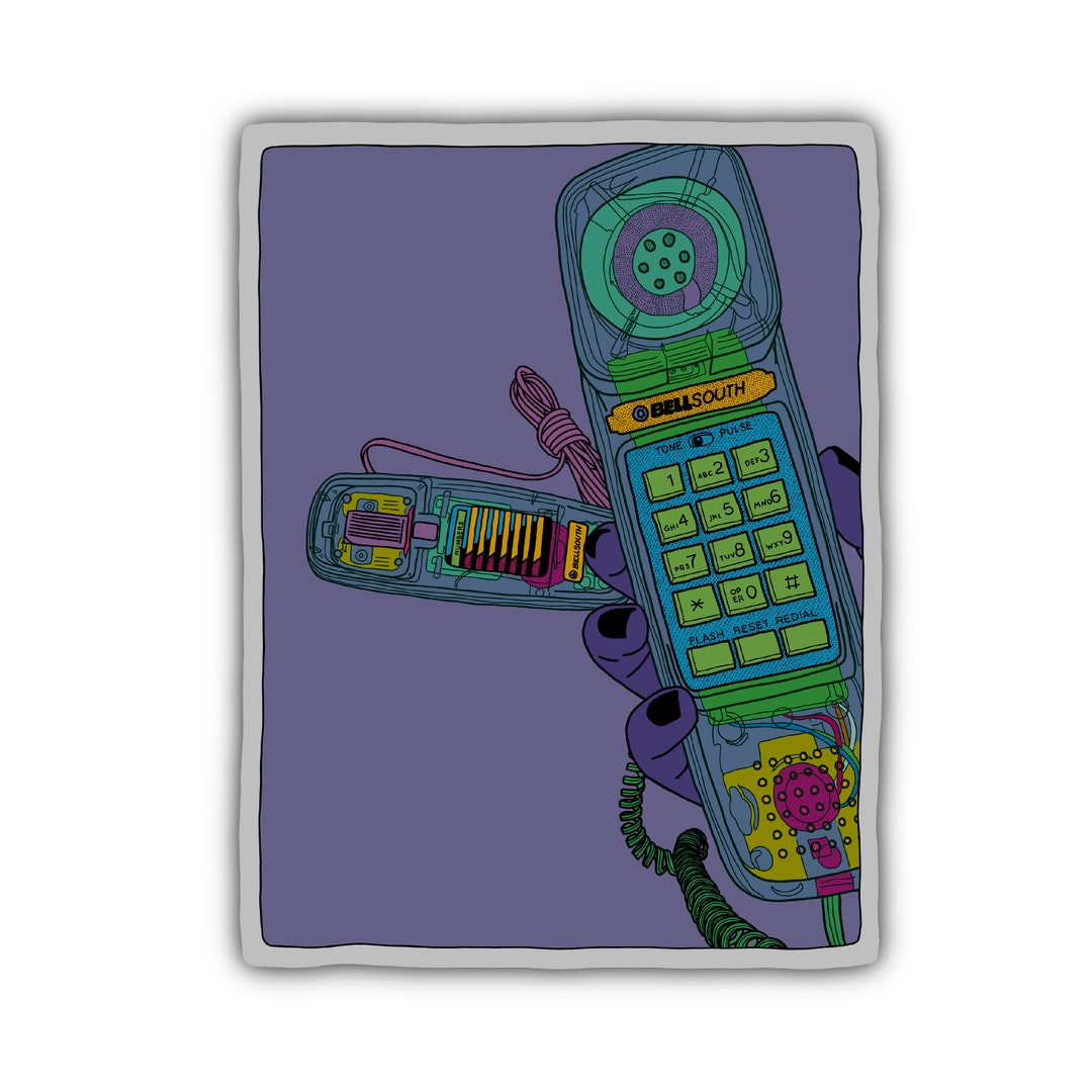 See Through Phone Sticker - Etsy